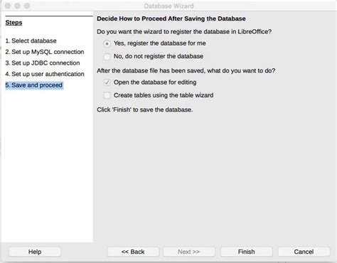 Setting Up Libreoffice To Access Mysql Database With Jdbc Driver