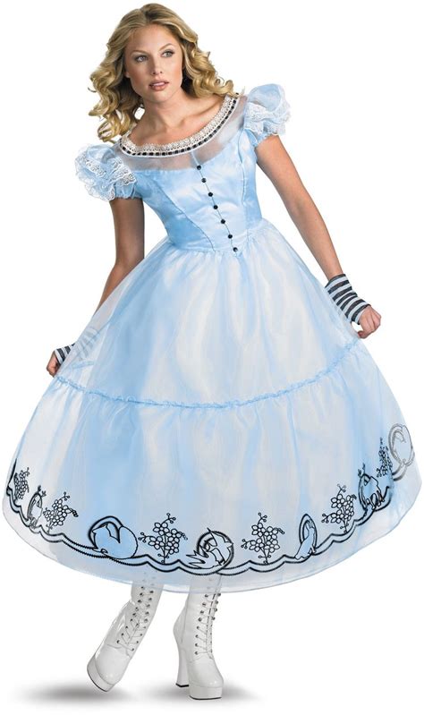 Alice In Wonderland Movie Deluxe Alice Adult Costume Alice In