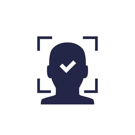 Facial Recognition Icon Biometric Face Scanning Pictogram 47545952 Vector Art At Vecteezy