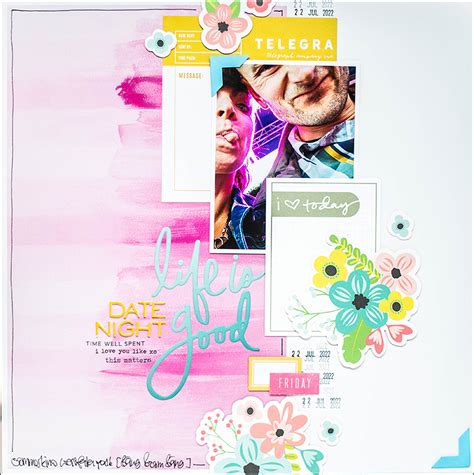 Date Night Scrapbooking