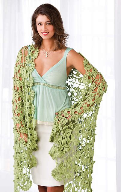 Ravelry Lush Lacy Wrap Pattern By Leshia Tweddle