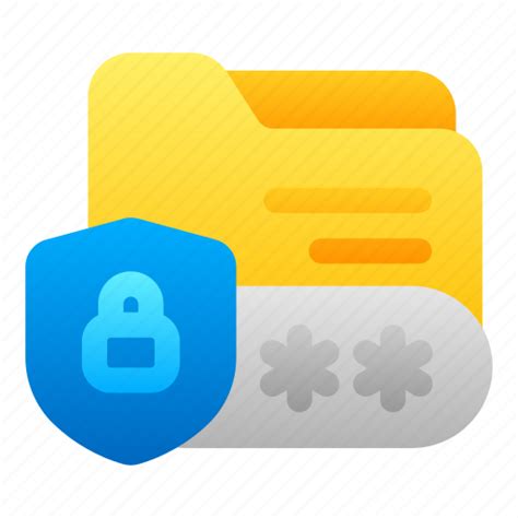 Password Protected Folder Security Icon Download On Iconfinder