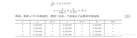 数值分析原书第 版 二分法 阿里云开发者社区