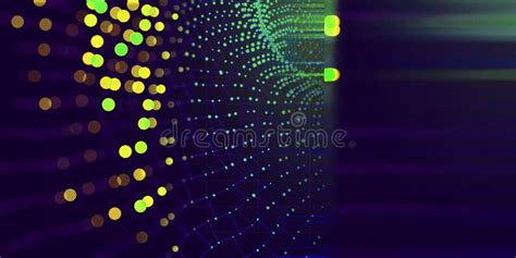 Abstract Visualization Polygonal Grid Of Artificial Intelligence