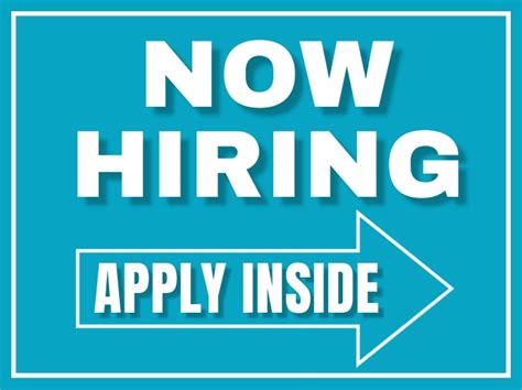 Now Hiring Yard Sign Template Postermywall