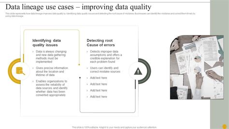 Data Lineage Use Cases Improving Data Quality Ppt Presentation Infographics Gallery Ppt Template