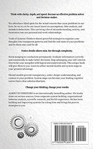 Tools Of Systems Thinkers Learn Advanced Deduction Decision Making And Problem Solving Skills