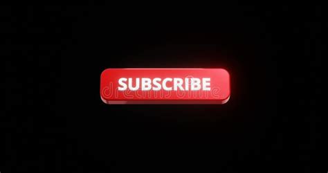 3d Subscribe Button For Youtube Subscribe Button Youtube Stock