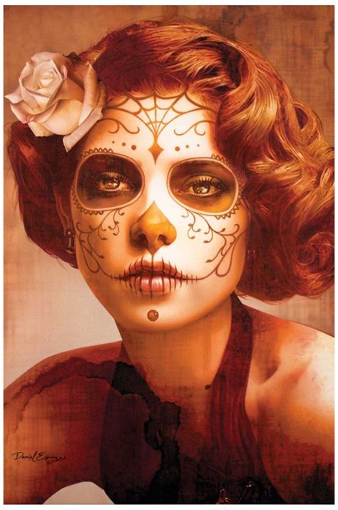 Vendimia Belleza By Daniel Esparza Tattooed Woman Canvas Art Print Moodswingsonthenet Chica