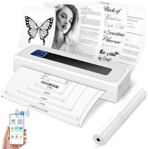 apidgrowth portable printer wireless small wireless