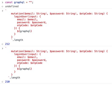 template literals incorrectly formatted mismatched indentation