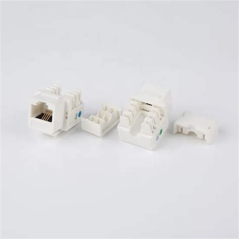High Quality 90 Degree Krone Rj45 Modular Jack Cat5e Rj45 Female Utp Keystone Jack Utp Cable