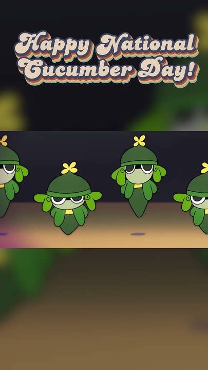 Happy National Cucumber Day 🥒 👯‍♀️ 🧚‍♀️ Nationalcucumberday Cucumberday Cucumber