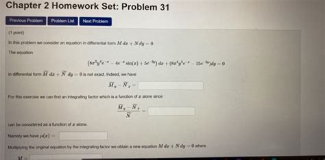 solved chapter 2 homework set problem 31 previous problem