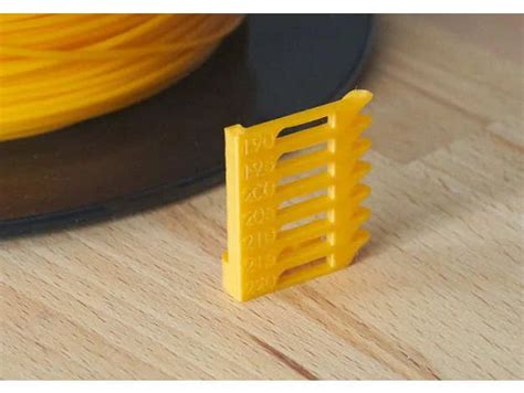 Temperature Test Tower With Clip For 3d Printing