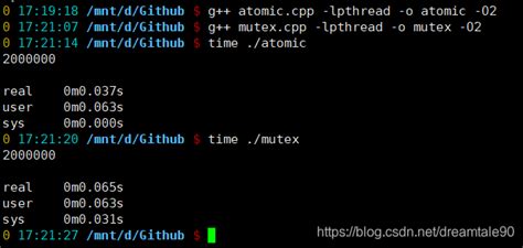 c mutex和std atomic性能比较 qmutex和stdmutex性能对比 csdn博客