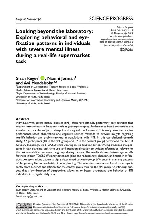 Pdf Looking Beyond The Laboratory Exploring Behavioral And Eye