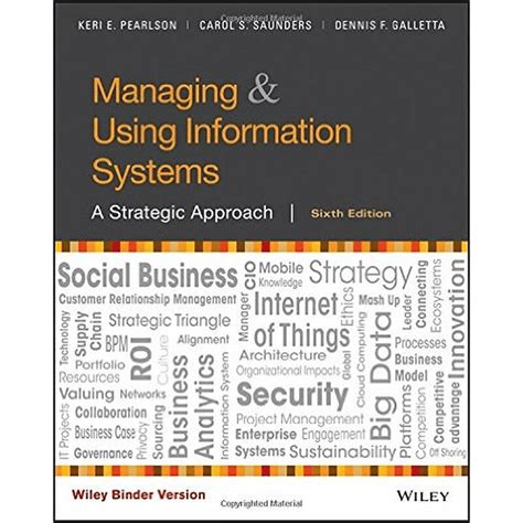 Test Bank Managing And Using Information Systems A Strategic Approach 6th Edition For Success