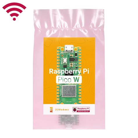 raspberry pi pico w headers soldados 330ohms