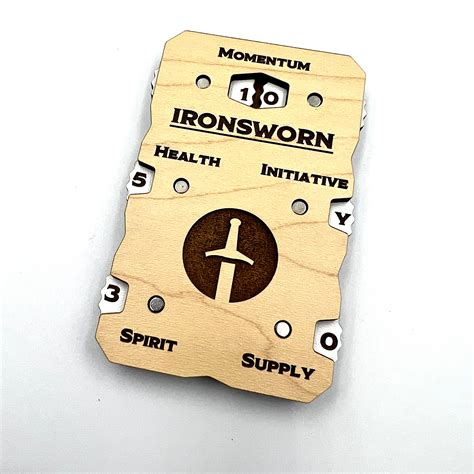 Ironsworn RPG Character Stats Tracker Etsy Canada