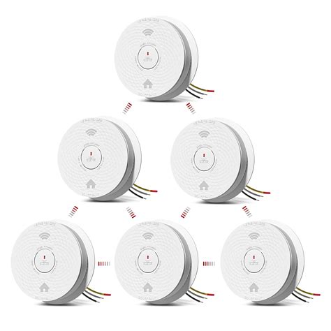 Hardwired Interconnected Smoke And Carbon Monoxide Detector Combo 2 In