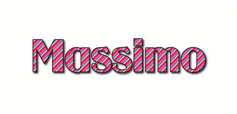 Massimo Logo Herramienta De Diseño De Nombres Gratis De Flaming Text