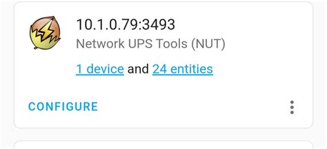 Nut Server Integration On Home Assistant Core 202265 Third Party Integrations Home