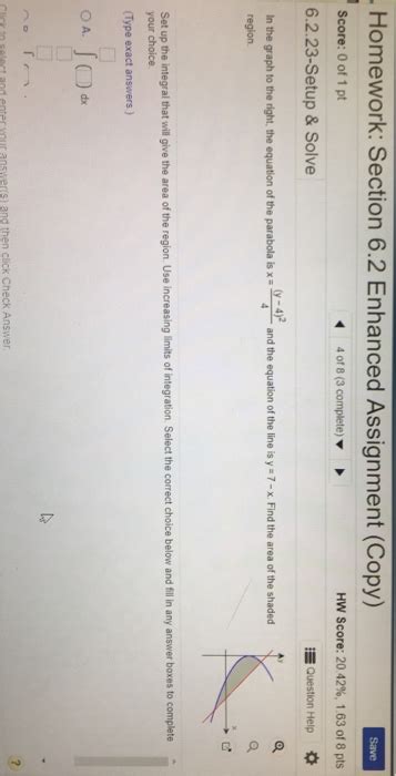 Solved Homework Section 6 2 Enhanced Assignment Copy