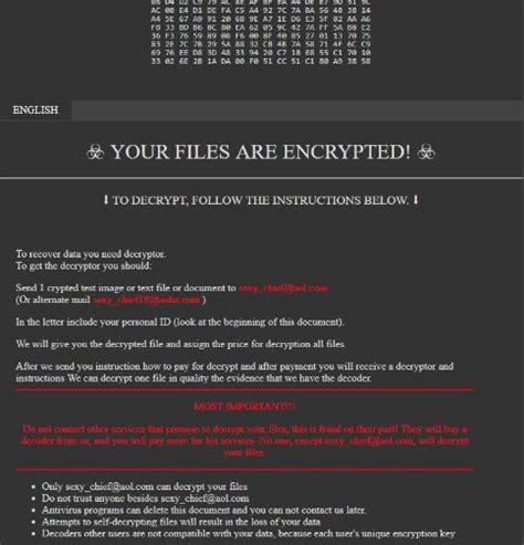 How To Remove Sexy Ransomware And Decrypt Sexy Files From Computer