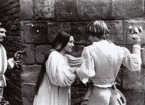 Photos Of Leonard Whiting And Olivia Hussey During The Filming Of