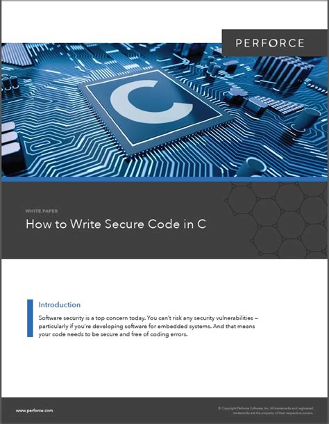 How To Write Secure Code In C