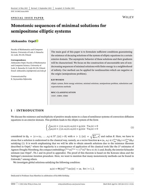 Monotonic Sequences Of Minimal Solutions For Semipositone Elliptic Systems Request Pdf
