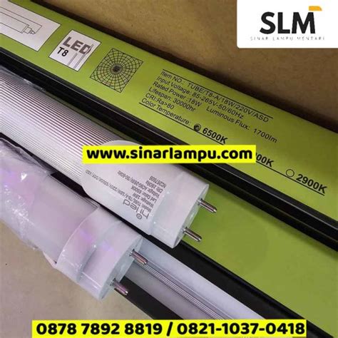 Lampu TL LED Hiled 18 Watt 1700Lm 6000K 1200mm Sinar Lampu Mentari
