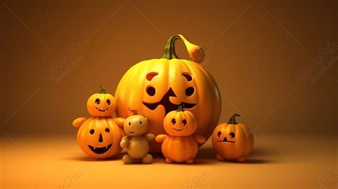 사랑스러운 할로윈 아이콘의 매혹적인 3d 렌더링 으스스한 배경의 귀여운 호박 유령 박쥐 거미 사랑 배경 아이 배경 3d 아이 배경 이미지 Hd 사랑 아이