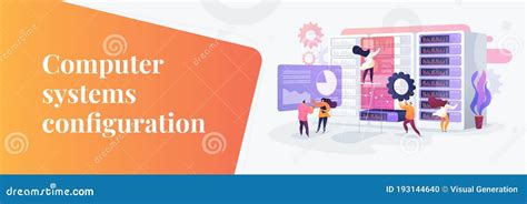 System Administration Header Or Footer Banner Vector Illustration 127167958