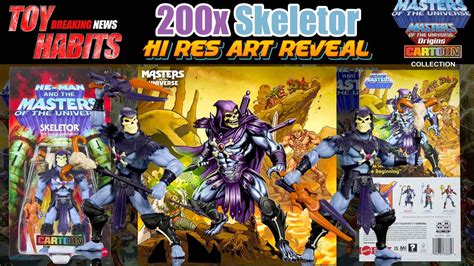 200x Motu Origins Skeletor Hi Res Package Art Reveal