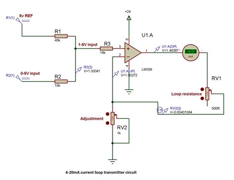 To MA Current Loop Transmitters Using Lm Amplifiers Forum Amplifiers TI E E