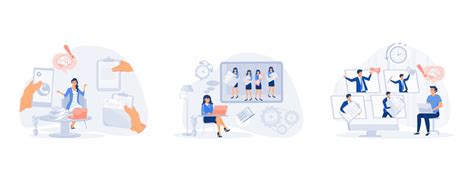 Multitasking Time Management Concept Royalty Free Vector