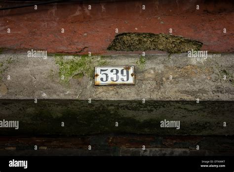 Door number 539 Stock Photo - Alamy