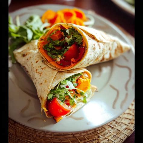 Sweet Potato Wraps Recipe My Tasteful Recipes
