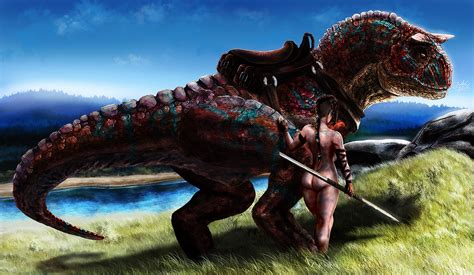 Image Dino Dinosaur Snugpug Ark Survival Evolved Carnotaur