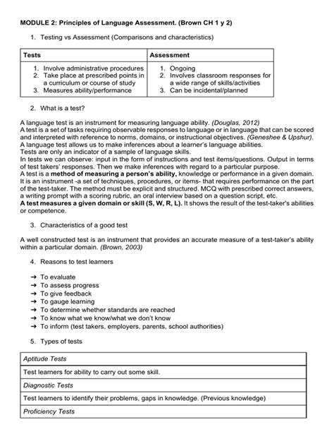 Language Assessment Essentials Pdf Educational Assessment Learning