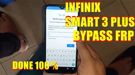 Infinix Smart 3 Plus X627V FRP Bypass With Sim Lock YouTube