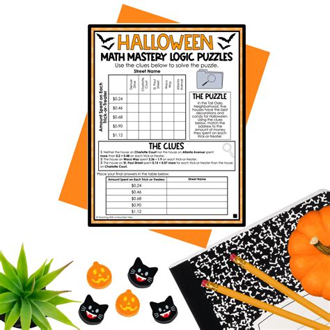 Spooky Math Puzzles Halloween Fun For All Ages