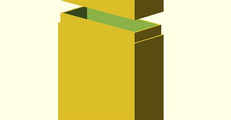 Simple Customizable Box Parametric Openscad Von Fatdavemakes