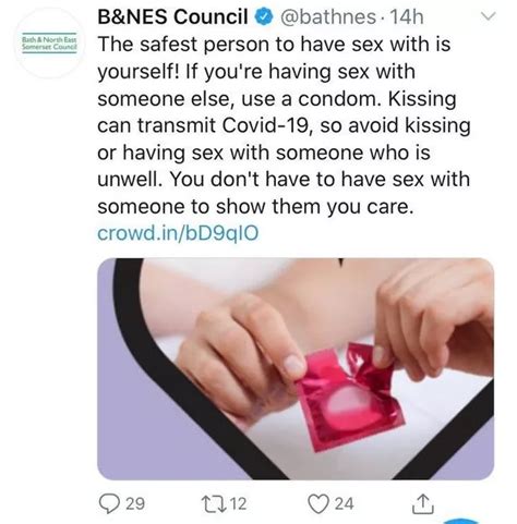 BANES Council Tells People The Safest Person To Have Sex With Is Yourself Bristol Live