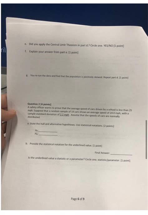 Solved Short Answer Section Use Proper Statistical