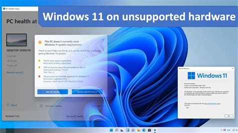 Install Windows On Unsupported Hardware YouTube
