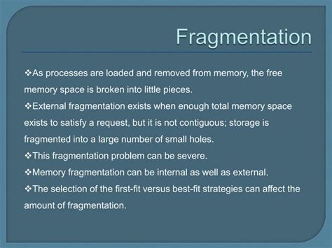 Contiguous Memory Allocationpptx Operating Systems Computer