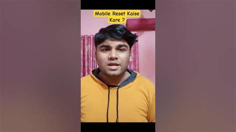 How To Mobile Reset Mobile Ko Format Kaise Kare Mobile Ko Reset Kaise Kare Backup And